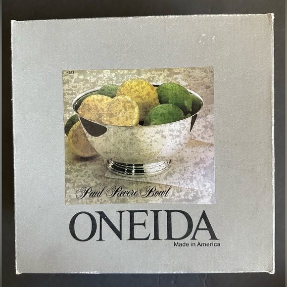 Oneida | Dining | Vintage 987 Oneida 8 Silverplate Paul Revere Bowl ...